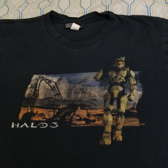 Vintage | Shirts | Vintage Xbox 36 Halo 3 Master Chief T Shirt | Poshmark